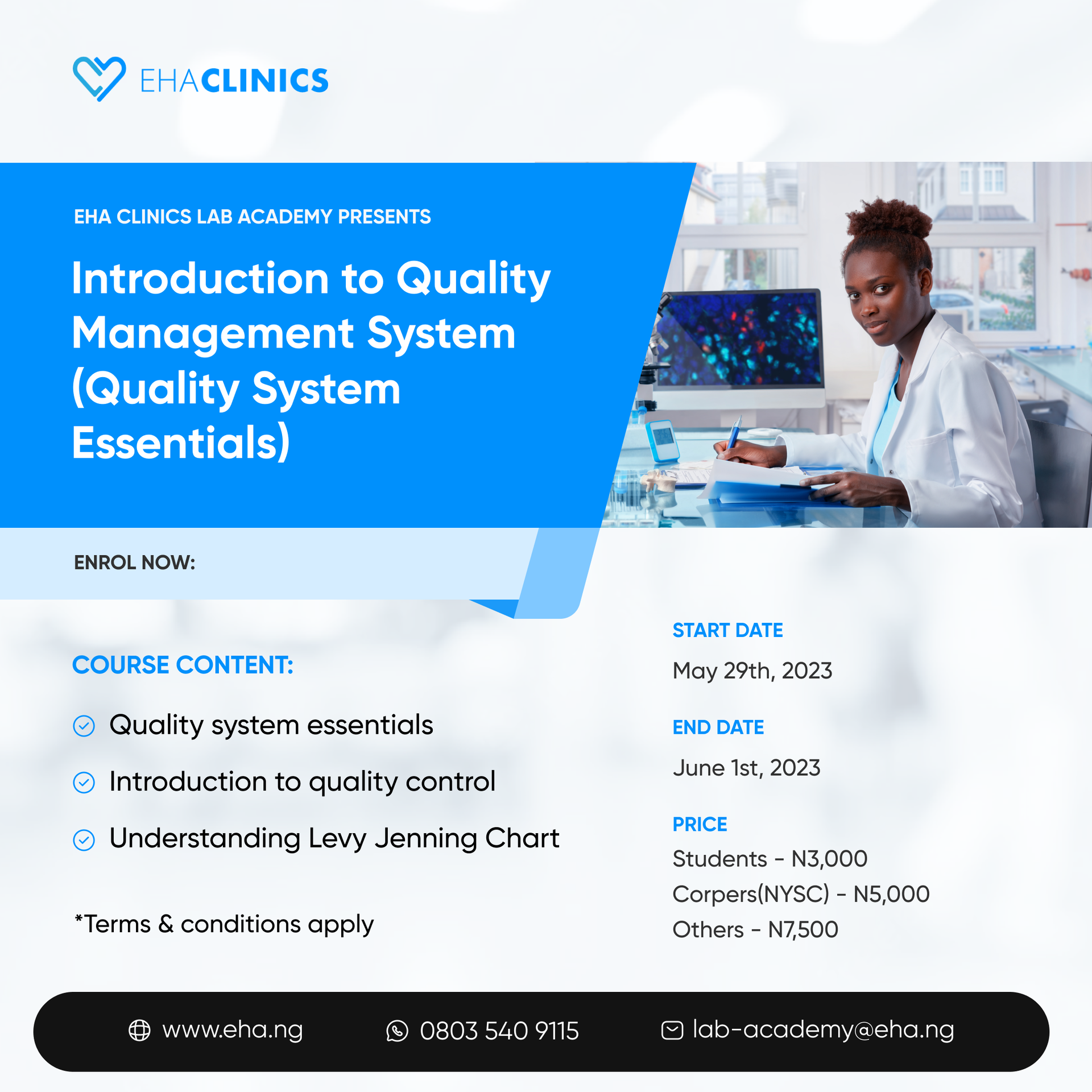 Introduction to Quality Management System(QSE) & Levey Jennings Chart ...
